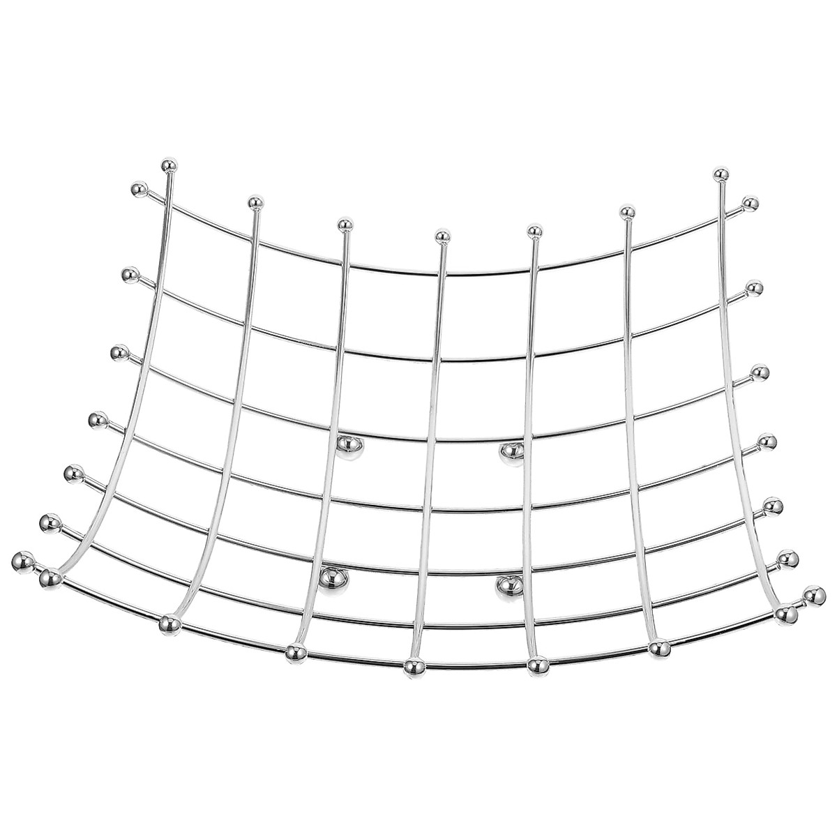 Wakauto Fruit Basket Bowl, Modern Countertop Wire Fruit Vegetable Basket Bowl Tray, Fruit Bowl Holder and Decorative Bowl Stand Perfect for Fruit, Vegetables, Snacks