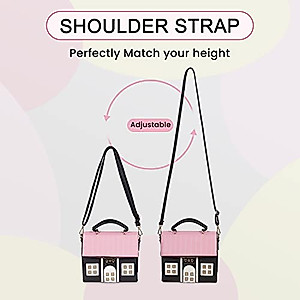 Cute Bag Unique Novelty Purse for Women Shoulder purse Messenger CrossBody Bag PU Leather Mini Handbag for Ladies Girls