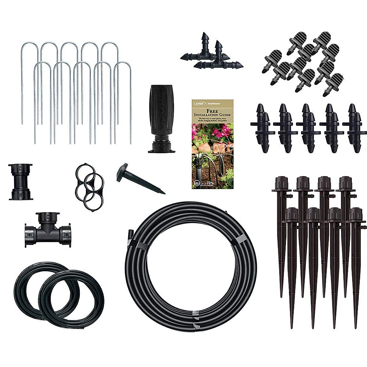 Orbit 69525 Micro Bubbler Complete Drip Irrigation Watering Kit