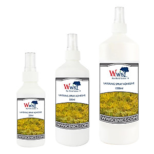 War World Scenics Static Grass Layering Spray 250ml for Model Railway Dioramas & Wargame Terrain