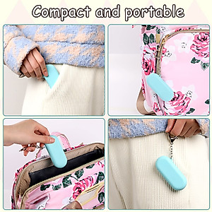 4 Set Reusable Straws Silicone Drinking Straws with Cleaning Brush and Case Portable Reusable Straws for Cold or Hot Drinks Picnic Party Travel Outdoors