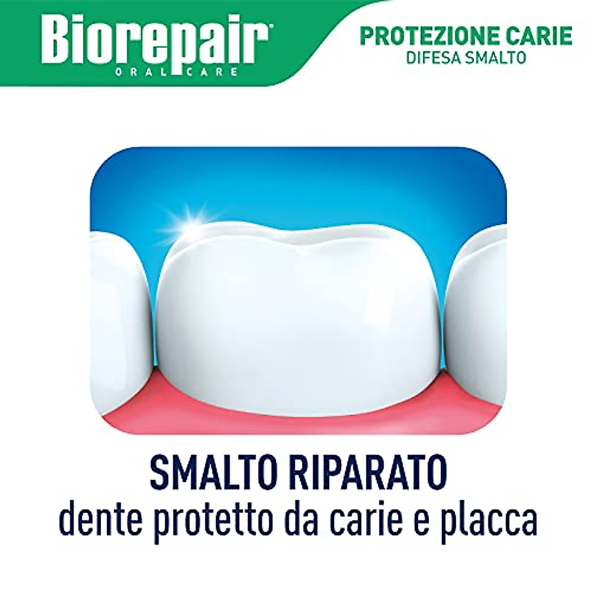 Biorepair: "Total Protective Repair" Toothpaste with microRepair * 2.5 Fluid Ounce (75ml) Tube * [ Italian Import ]