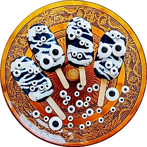 Mini Candy Eyes Edible Eyes for Decorating Edible Eyes for Cupcakes Mini Eyeball Sprinkles Edible Googly Eyes Christmas Cookie Decorations Halloween Eyes Sprinkles 2.8 OZ with Tweezers