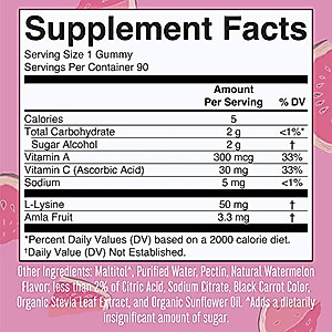 Collagen Boosting | Collagen Boosting Gummies | Skincare Supplement | Collagen Boost Supplements | Supplement for Hair Skin & Nails | Joint Support | Vegan | Non-GMO | Gluten Free | 90 Servings