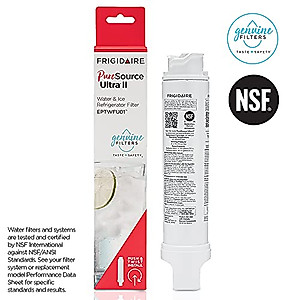 Frigidaire EPTWFU01 Water Filtration Filter, 1 Count, White & Frigidaire FRPAPKRF Pure Air Produce Keeper
