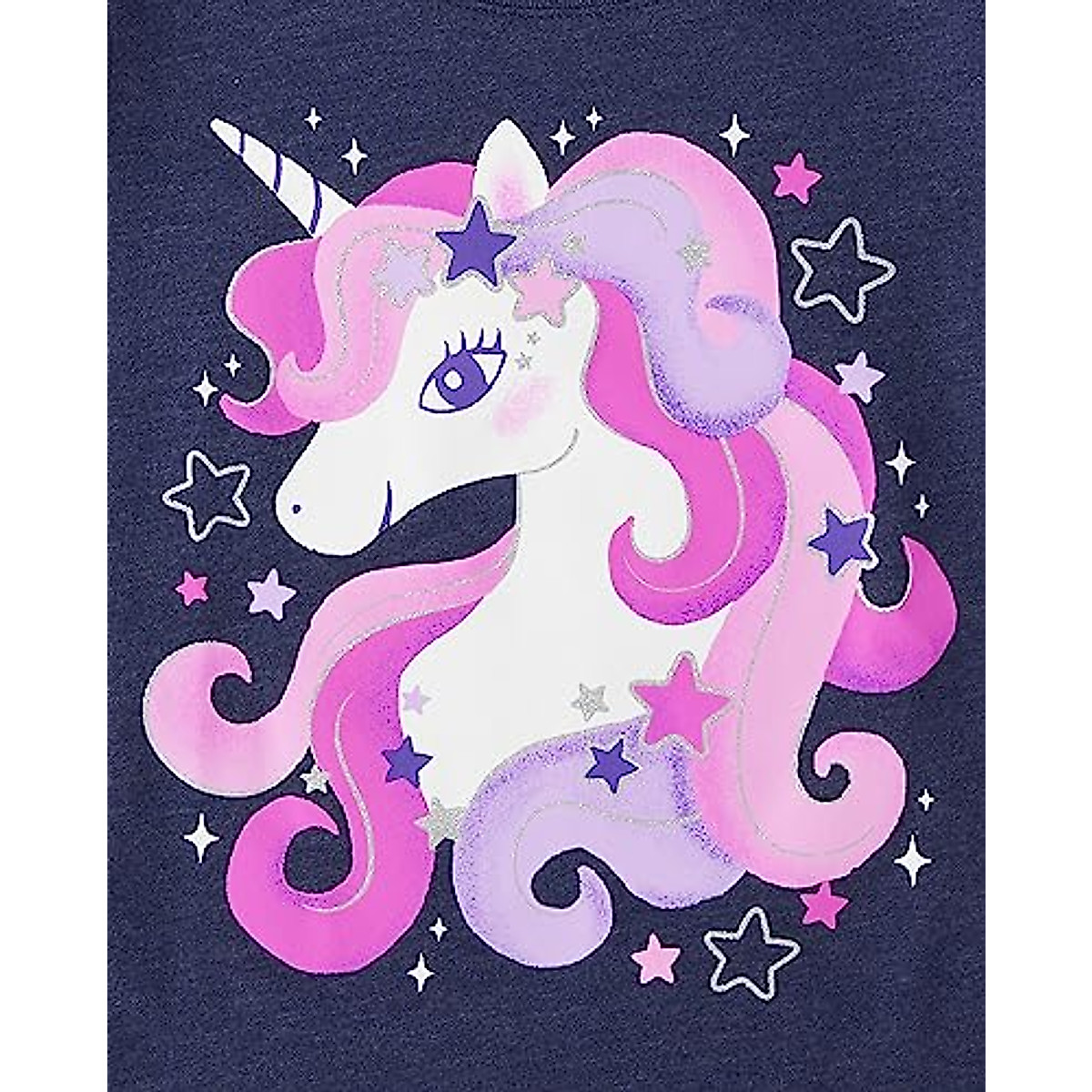 The Children's Place Baby-Girls And Toddler Girls Long Sleeve Graphic T-shirt Pink Unicorn 4T
