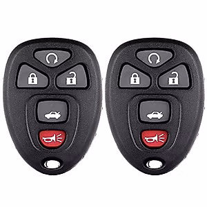 SCITOO Replacement for 2X5 Button Key Fob Keyless Entry Remote Fob Case for 04-16 for Buick LaCrosse for Chevy for Malibu for Pontiac G6 Series KOBfor GT04A