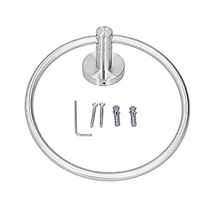 Towel Racks for Bathroom, Towel Rings Towel Holder Bathroom Wall Mounted Stand Holder, Bathroom Accessories Kitchen Towel Rings Holder Bath Towel Holder Hangers Bathroom Towel Rings