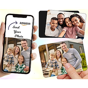 Your Square Custom Magnet | Square Magnetic Photo for Home School Office Kitchen Fridge Special Decoration | Save Your Best Personalized Picture Magnets | INKL Free Photo Upscaler