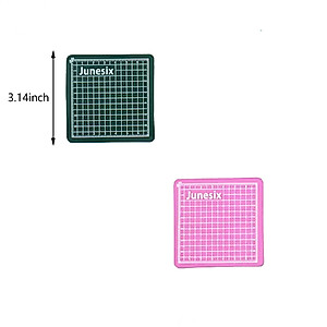 4PCS Mini Cutting Pad Self Healing Craft Mat Small Sewing Cutting Mat Non-Slip Mini Cut Board for Scrapbooking Quilting Sewing Accessories Green