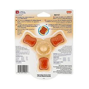 Hartz Chew ‘n Clean Chew Toy and Treat in One Chicken Flavored Tri-Point Dog Toy, Small