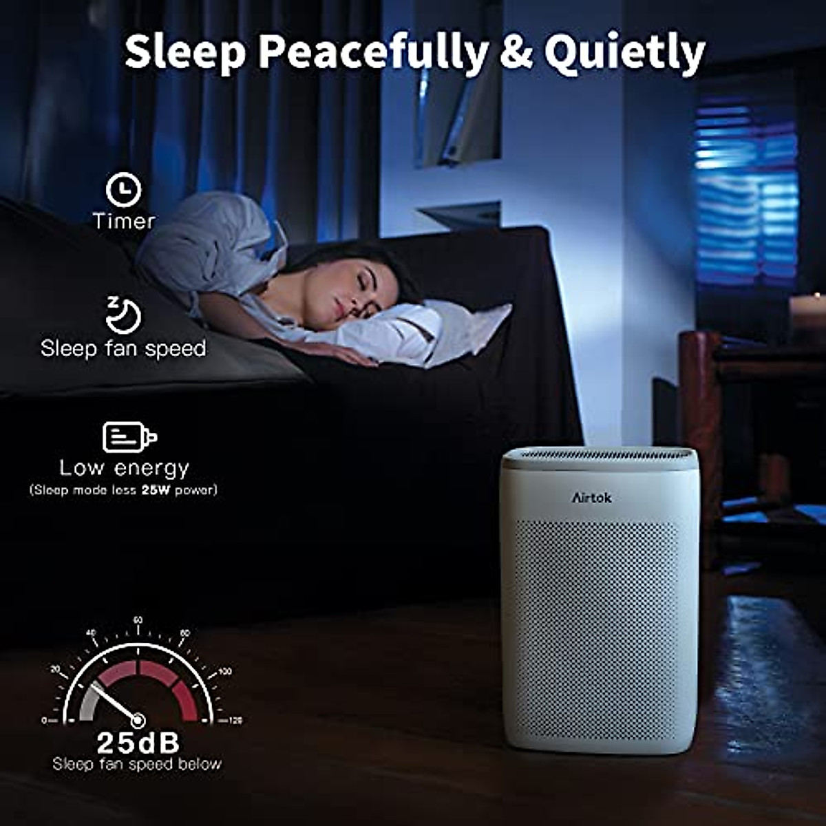 AIRTOK Air Purifiers (1100 ft² Coverage Max AP1002)