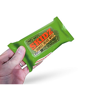 No Mo’ Skidz Grundle Grease Wipes - Funny Moist Towelettes - Weird Gag Gifts for Men, Pocket-Sized