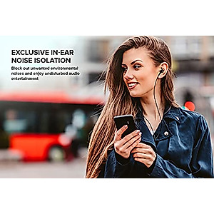 Creative Aurvana Trio LS 3.5 mm in-Ear Headphones with Liquid Silicone Rubber Drivers, Built-in Microphone, Noise Isolation, and Carry Pouch, for Android, iPhone, PC, Mac, Nintendo Switch