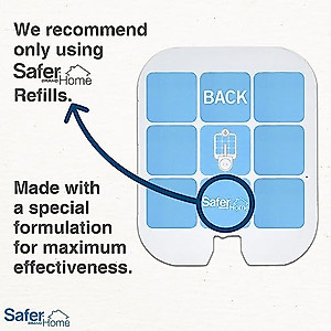 Safer Home SH502 Indoor Plug-In Fly Trap for Flies, Fruit Flies, Moths, Gnats, and Other Flying Insects – 400 Sq Ft of Protection