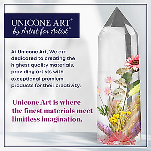 Crystal Clear Epoxy Resin Kit - 1 Gallon Craft Resin Epoxy Kit (.5gal Resin + .5gal Hardener) High Gloss UV Resistant Odor-Free Art Resin, BPA-Free and Non-Toxic Epoxy Resin Clear Formula 1gal