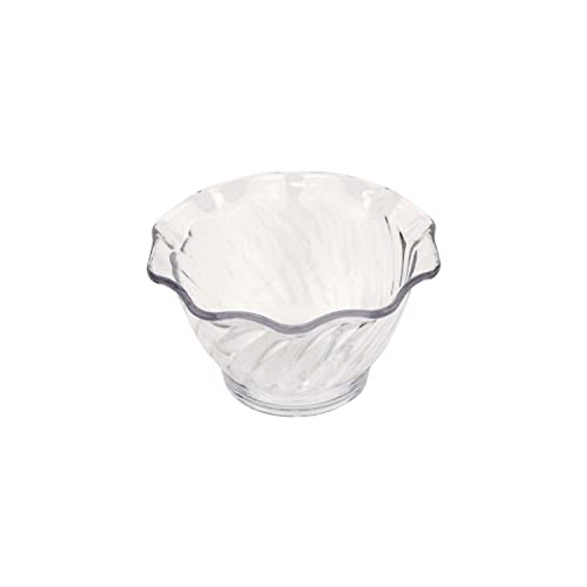 G.E.T. DD-50-CL-EC Plastic Tulip Ice Cream/Dessert Dish, 5 Ounce, Clear (Set of 4)