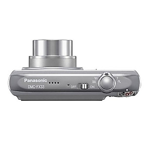 Panasonic Lumix DMC-FX33S 8.1MP Digital Camera with 3.6x Wide Angle MEGA Optical Image Stabilized Zoom (Silver)