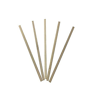 KingSeal Bamboo Coffee Stir Sticks, 5.5 inches, Square End, Stronger and Thicker Than Standard Wood, 100% Renewable and Biodegradable - 1 Box of 1000 Stirrers