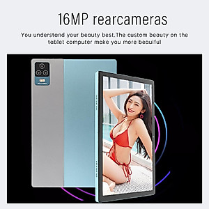 10.1 Inch Tablet PC, 100‑240V Capacitive Screen Tablet 8GB RAM 256GB ROM 8 Core Processor for Android 12 System Clear Dual Speakers for Home (US Plug)