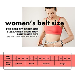 Earnda Women's Faux Leather Chic Belt for Ladies Jeans Black Medium