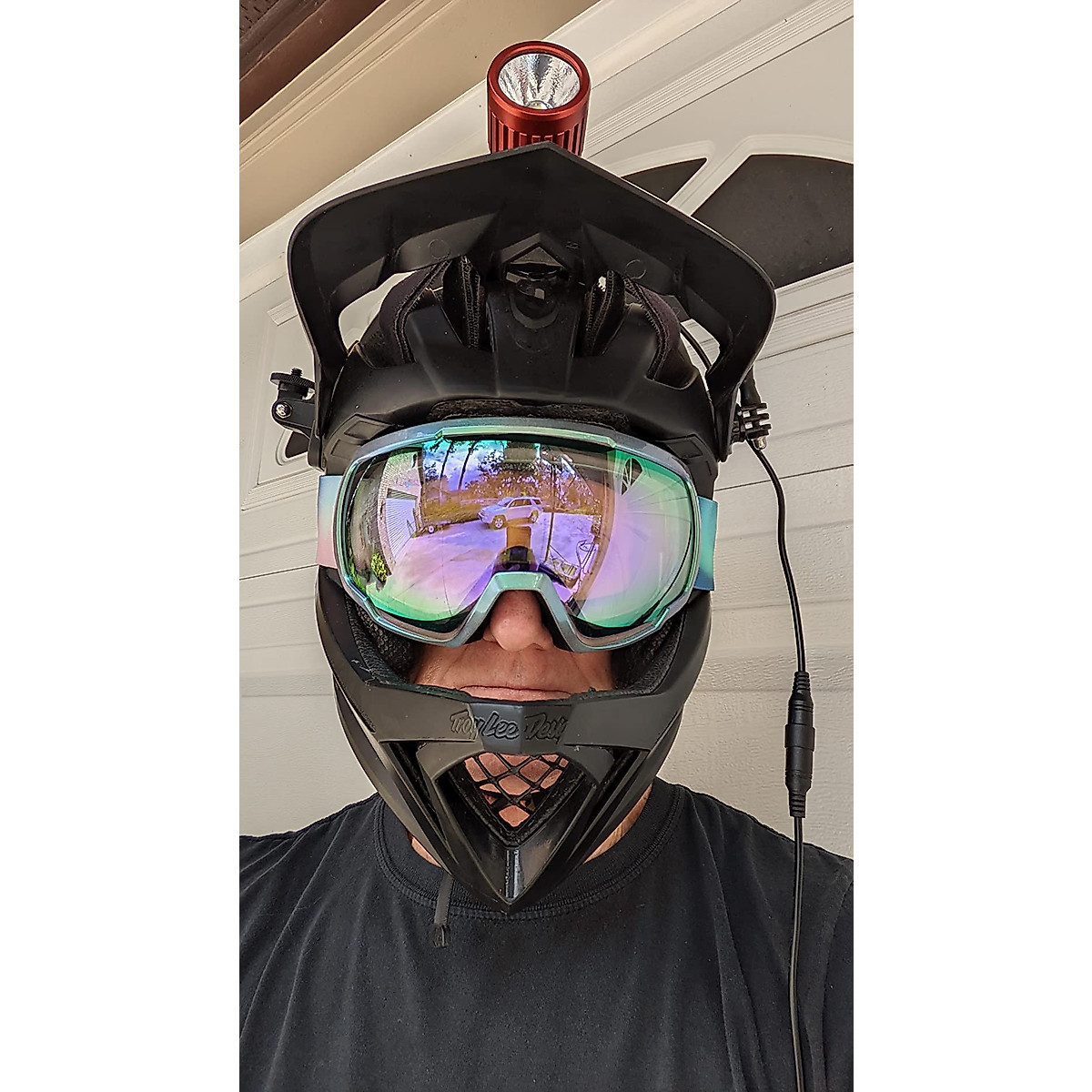 FEISEDY Goggles OTG - Over Glasses Motorcycle/Ski/Snowmobile Goggles for Men Women & Youth - 100% UV Protection B2960