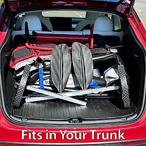 Sea Eagle EZ Cart - Chart Wheel System for Boats and Kayaks (Small EZ Cart)