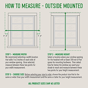 Calyx Interiors 1” Cordless Vinyl Mini Blinds, White, 72" W x 60" H (04MV2720600)