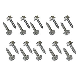 SNAP-LOC E Track Screws for Wood, E Track Fastener Set, Industrial-Strength Heavy Duty Zinc Plated Screws, 1/4"x1" Lag Screws, 7/16” Hexagon Socket Head, 20 Pcs