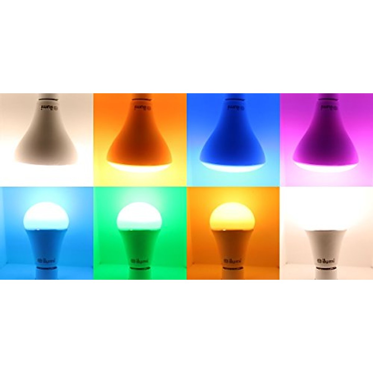 ilumi Bluetooth Smart LED A19 Light Bulb, 2nd Generation - Smartphone Controlled Dimmable Multicolored Color Changing Light - Works with iPhone, iPad, Android Phone and Tablet