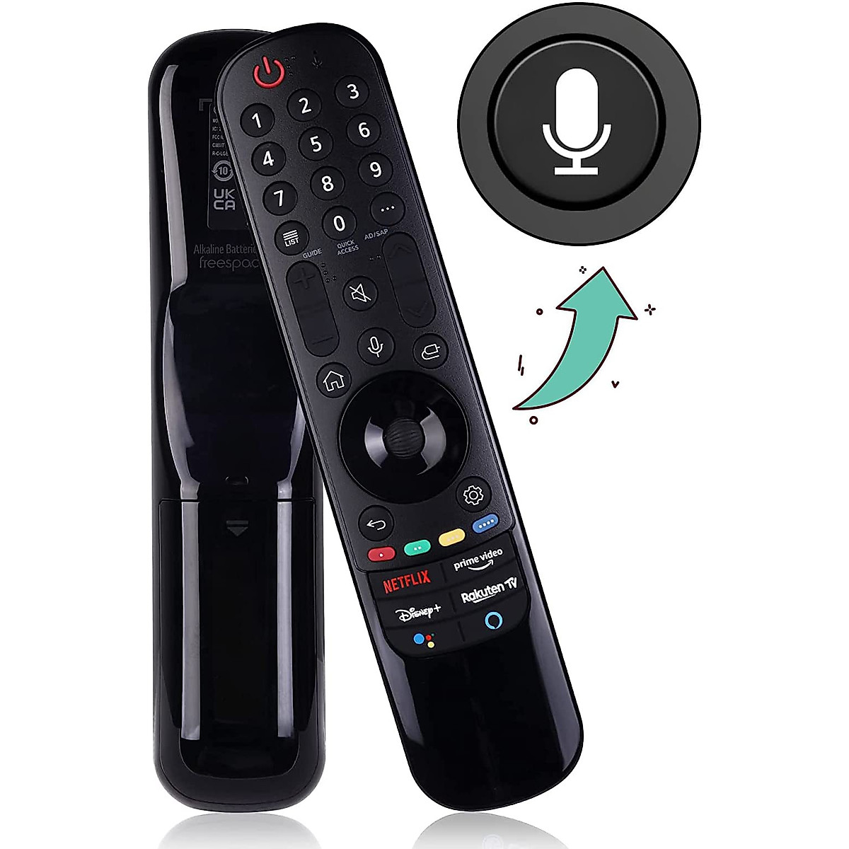 AN-MR21GA for LG-Magic-Remote Control Replacement Voice Remote, for LG UHD OLED QNED NanoCell 4K 8K Smart TV