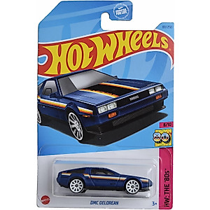 Hot Wheels DMC Delorean, HW: The '80s 8/10 [Blue] 101/250