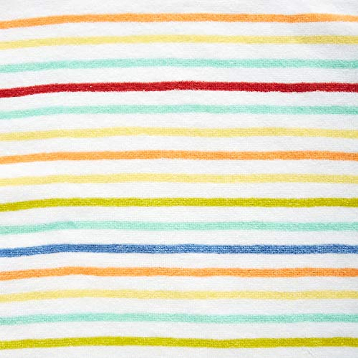 Fiesta Tropical Stripe Kitchen Towel Set, 16"x28", Multicolor/Aqua/Yellow/Red/Blue, 2 Piece