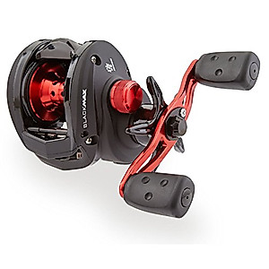 Abu Garcia BMAX3-L Black Max Low-Profile Baitcast Fishing Reel, Left Hand