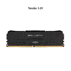 Crucial Ballistix DDR4-2666 8GB/1G x 64 CL16 Desktop Gaming Memory (White)