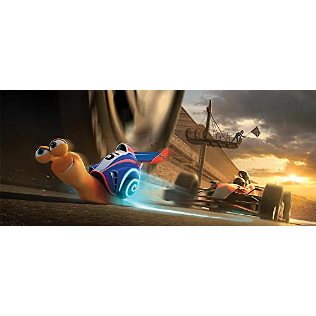 Turbo (3D & 2D) (Steelbook Edition) (Blu-Ray & DVD Combo) [ NON-USA FORMAT, Blu-Ray, Reg.B Import - France ]