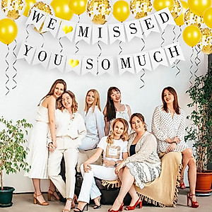 Hinggif We Missed You So Much Banner, Welcome Home Party Supplies, Welcome Back Banner, Military Army Homecoming Party Decorations