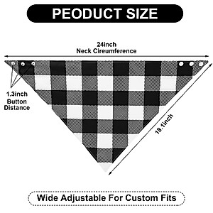 5 Pack Adult Drool Bandana Bibs Soft Large Absorbent Bibs for Special Needs Waterproof, Kids, Men Women (Simple Pattern)