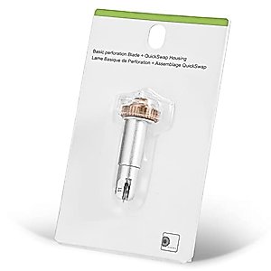 Basic Perforation Blade Tip 11 + QuickSwap Housing for Maker/Maker 3, Premium Carbide Perforation Blade, 2.5 mm Teeth / 0.5 mm Gaps, Create Uniform and Fine Perforation Lines for Any Design