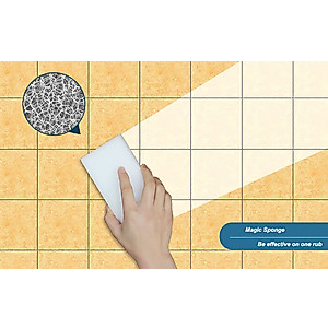 Generic Jumbo Magic Cleaning Eraser Sponge Melamine Foam 100 X 70 X 30mm, Pack of 99