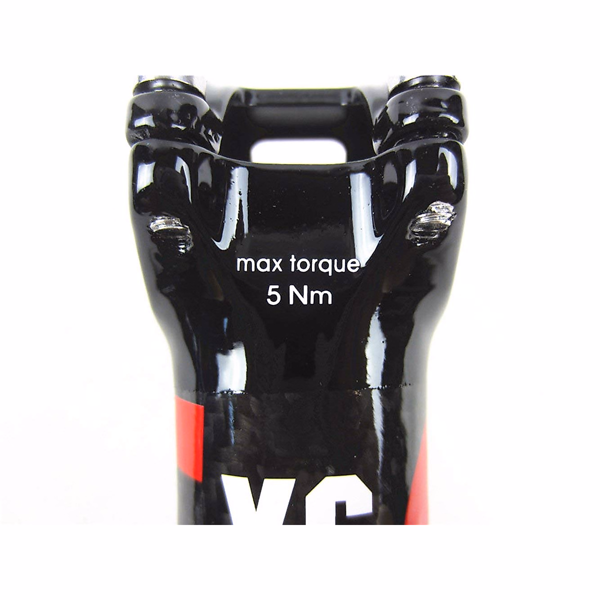 Bikeco New Carbon Fiber Bike Stem,Lightweight Aluminum+Carbon Fiber Bike Handlebar Stem,Mountain Bicycle Stem Road Bicycle Stem ø31.8x80/90/100/110mm 7 Degrees Stem 3K Gloss (Red, 90)