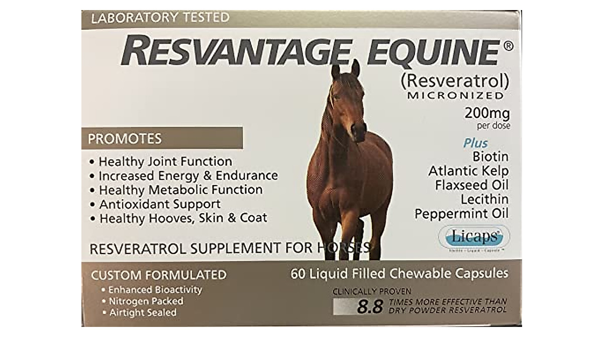Resvantage Equine Supplement for Horse Wellness