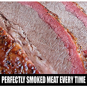 Cave Tools Grill Smoker Box Starter Kit for Wood Chips, Stainless Steel Bucket Style with Hinged Lid, BBQ Grill and Smoker Accessories - Medium