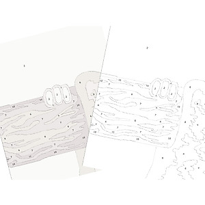 Paint by Numbers for Adults Kids, Cute Sloth Printable Easy Animals Painting by Numbers to Print for Beginners, Home Wall Decor DIY, Activity at Home, Materials are NOT Included!