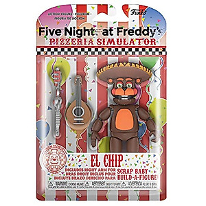 Funko Action Figure: Five Nights at Freddy's (FNAF) Pizza Sim: El Chip Collectible - FNAF Pizza Simulator - Collectible - Gift Idea - Official Merchandise - for Boys, Girls, Kids & Adults