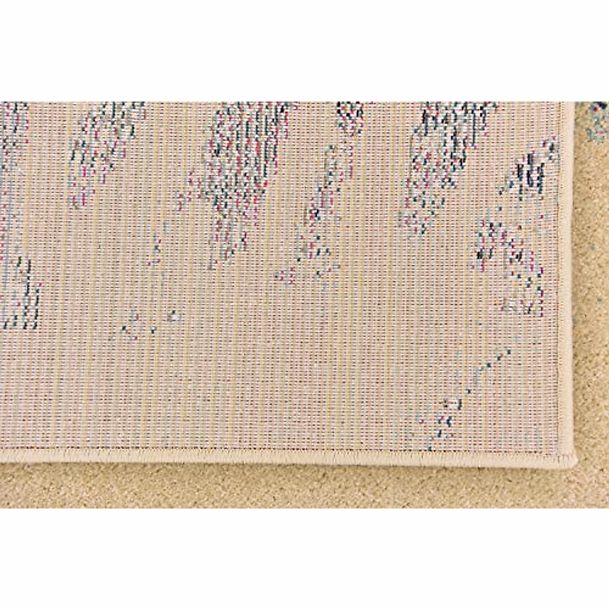 Unique Loom Positano Collection Coastal Modern Coral Lobster Shells Light Blue Area Rug (9' x 12')