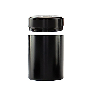 Joseph Spliffs Stash Can - Airtight Container, Waterproof Multipurpose Storage, Leaf Screw-Top Lid Lock - 3 Pack (60ml, 45mm*60mm Black)