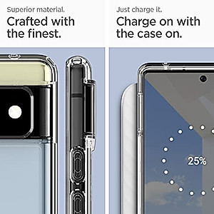 Spigen Ultra Hybrid [Anti-Yellowing Technology] Designed for Google Pixel 6 Case (2021) - Crystal Clear