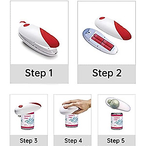 Electric Can Opener, Automatic Can opener, Safe Smooth No Sharp Edges Can Opener for Almost Size Cans, Best Gifts for Senior with Arthritis, Mothers Day Gifts