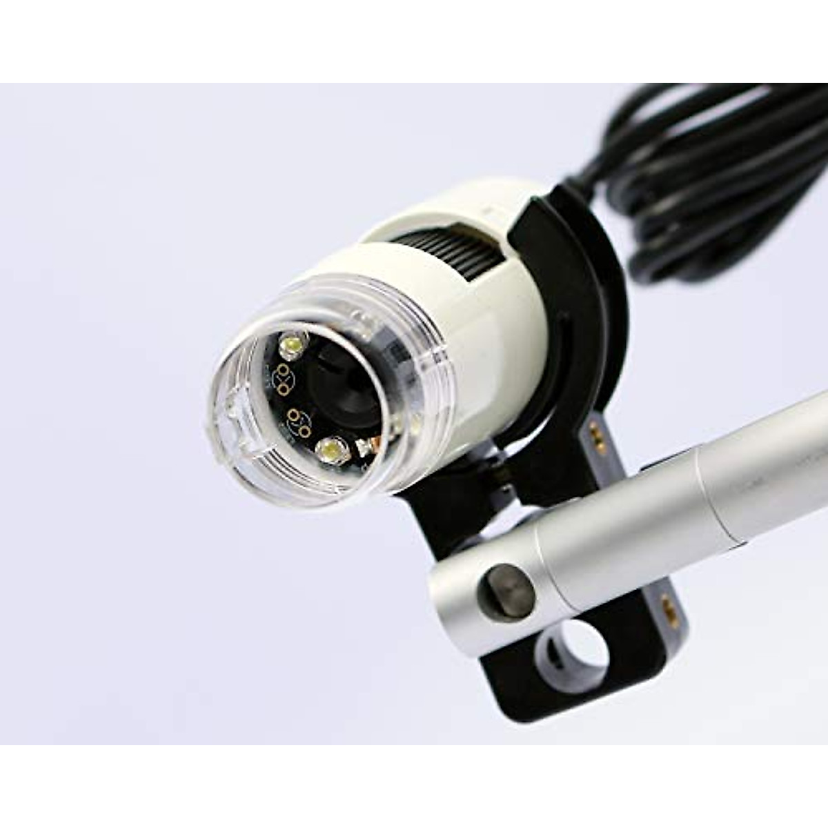 Dino-Lite USB Digital Microscope AM2111-0.3MP, 10x - 50x, 230x Optical Magnification, 4 LEDs